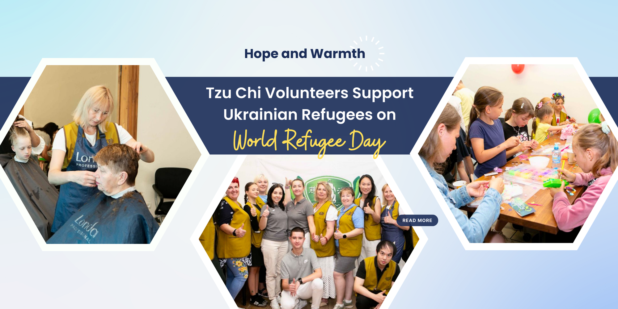Hope and Warmth: Tzu Chi Volunteers Support Ukrainian Refugees on World ...
